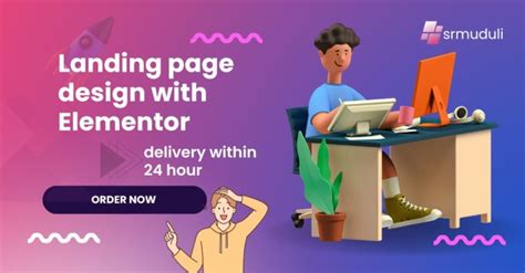 Design Unique Responsive Landing Page With Elementor By