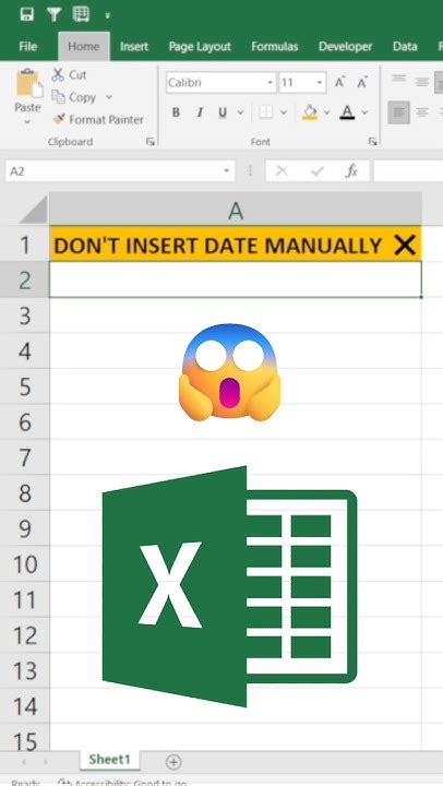 Dont Type Manually Date In Excel 🔥💯simpracomputer Exceltips