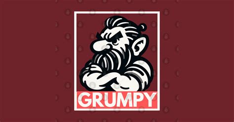 Grumpy Dwarf Silhouette Grumpy T Shirt Teepublic