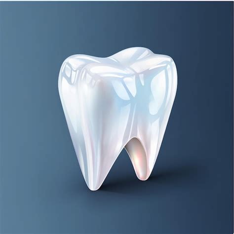Premium Ai Image Tooth On A Gray Background 3d Illustration 3d Rendering
