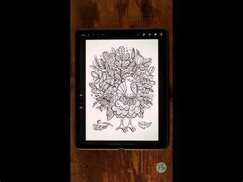How To Color A COLORING PAGE In PROCREATE Shorts YouTube