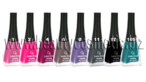 Golden Rose Matte Nail Polish Beautycosmetic Online Store