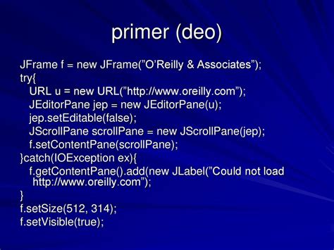 mrežno računarstvo glava 8 html in swing ppt download
