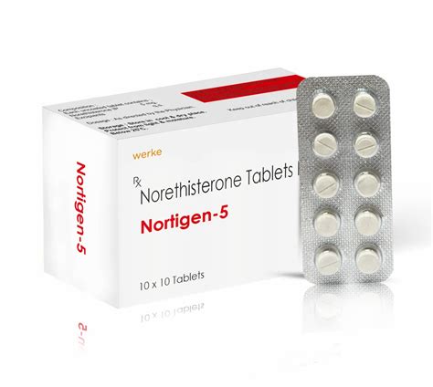 Norethisterone Tablets Ip 5mg Tablets At ₹ 570box Norethisterone