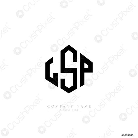 Lsp Letter Logo Design With Polygon Shape Lsp Polygon And Stock Vector 6063783 Crushpixel