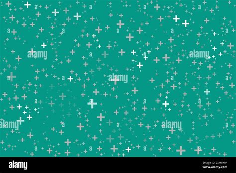 Plus Symbols Of Different Sizes And Opacity Seamless Background Pattern
