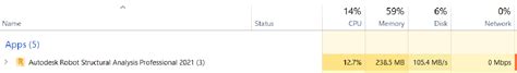 Robot Structural Analysis Not Using Full Cpu Autodesk Community