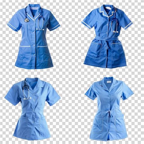 Медсестра в униформе Png изолирована на прозрачном фоне Премиум Ai сгенерированный Psd
