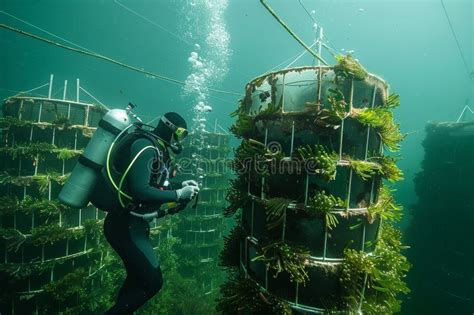 Marine Scientists Collect Data From Underwater Algae Bioreactors Using Advanced Sensors