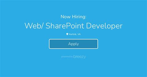 Web Sharepoint Developer At Tqi Solutions Inc