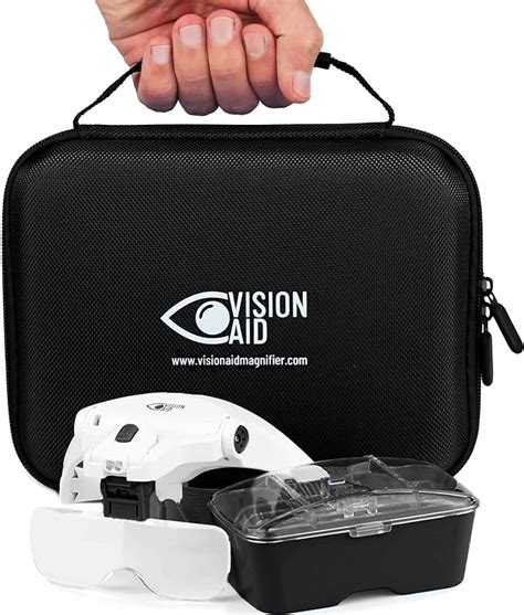 Vision Aid Magnifying Glasses With Light For Close Work Illuminated