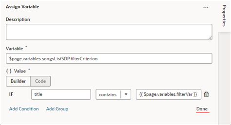 Add An Assign Variable Action