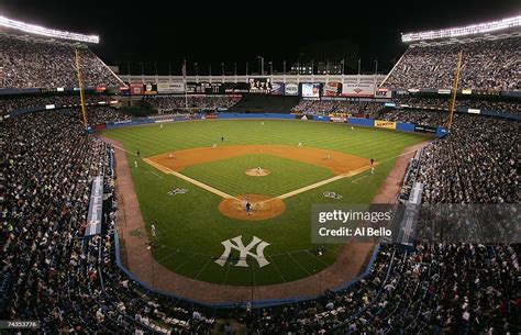 A General View Shows The Scoreboard During The New York Yankees Game