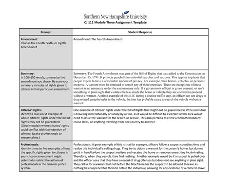 module three assignment template be sure your summary includes all
