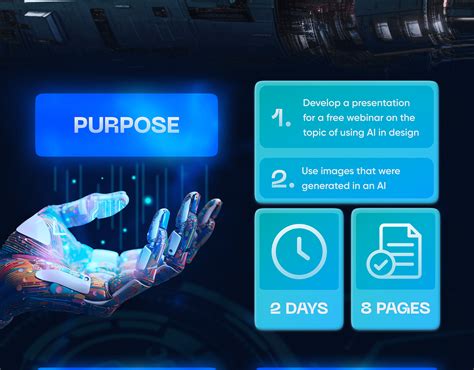 Оформление презентации Нейросети в дизайне Behance Behance