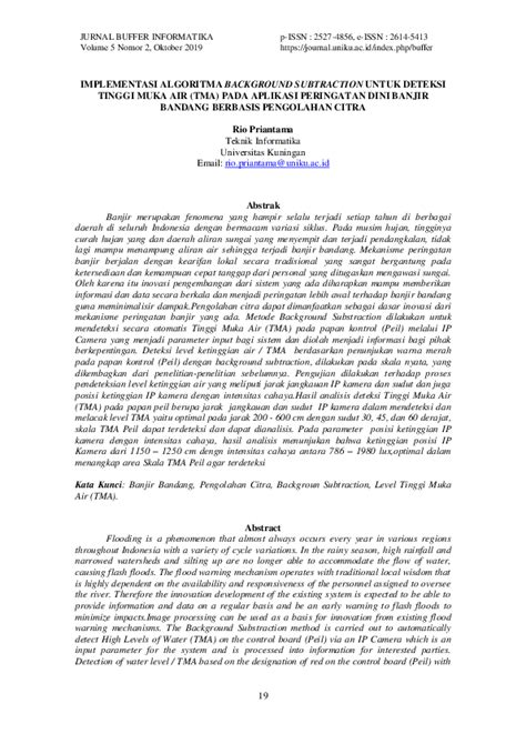 pdf implementasi algoritma background subtraction untuk deteksi
