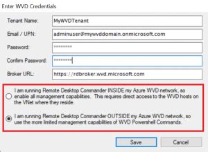 Remote Desktop Commander WVD Management