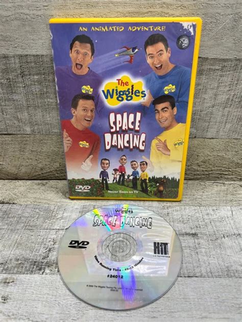 The Wiggles Space Dancing Dvd 2003 Animated Adventure Clean Disc