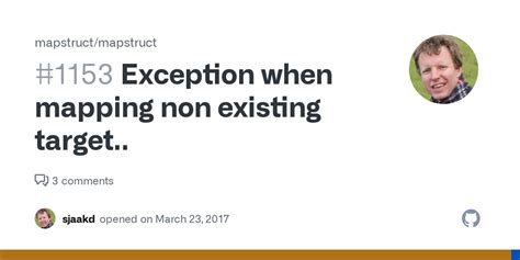 Exception When Mapping Non Existing Target Issue 1153 Mapstruct