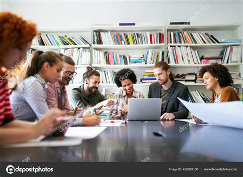 Collaboration Analysis Business People Working Together Office — Stock