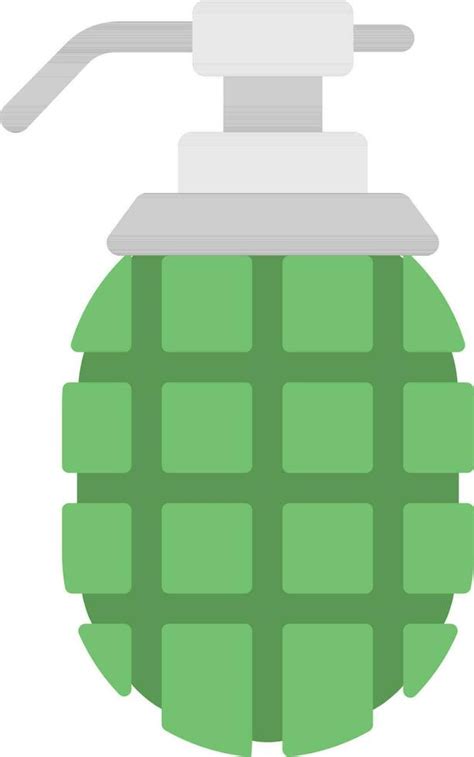Grenade Icon In Green And Gray Color 24464204 Vector Art At Vecteezy