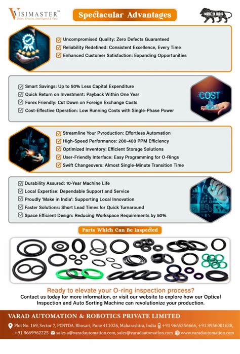 Vision Inspection System For O Rings Inspection And Surface Defects