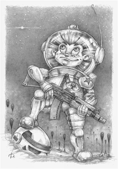 Иллюстрация Незнайка на Луне