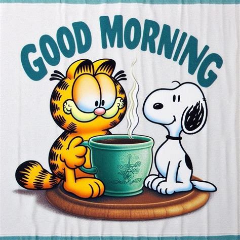 Pin By Mary Miller On Garfield In 2024 Good Morning Animals Good