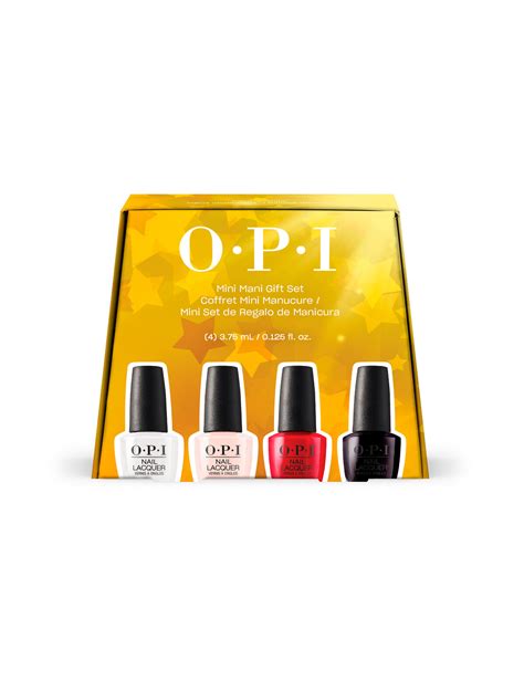 Opi Nail Lacquer Mini Pack 4 Pieces T Sets