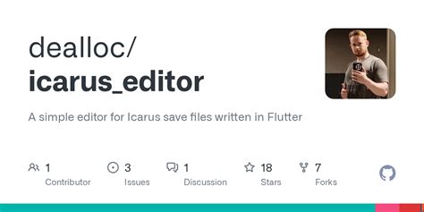 Github Deallocicaruseditor A Simple Editor For Icarus Save Files