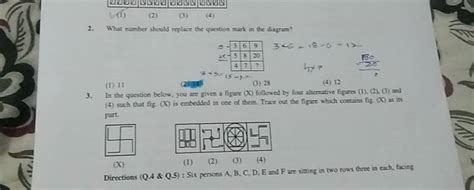 2 what number should replace the question mark in the diagram i 11 2