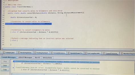 Solved Help We Re Using Java I Just Want The Error To Chegg Com