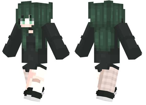 Dark Green Girl Minecraft Skins
