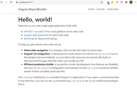 Adding Dotnet Report To An Angular Project Using Net Core DNR