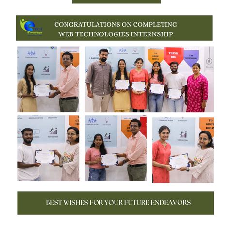 Etech Prowess On Linkedin Internshipsuccess Webtechnologies Congratulations Etechprowess