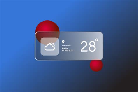 Weather App User Interface Glassmorphism Graphic By Muhammad Rizky