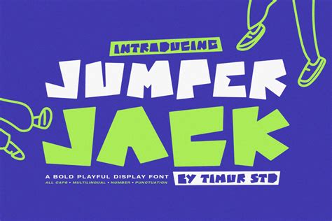 Jumper Jack Font 1001 Fonts
