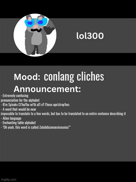 Lol300 Announcement Template V4 Thanks Conehead Imgflip