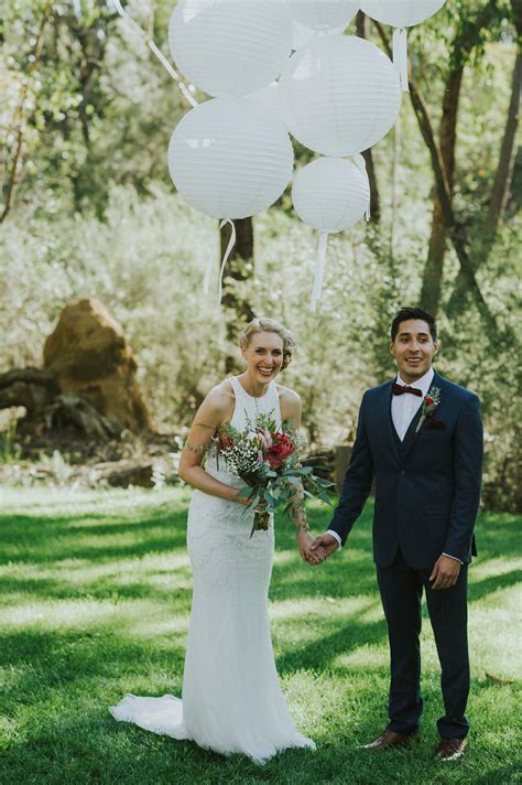 A Race To The Altar Jenni And Mariano Host Romantic Garden Wedding