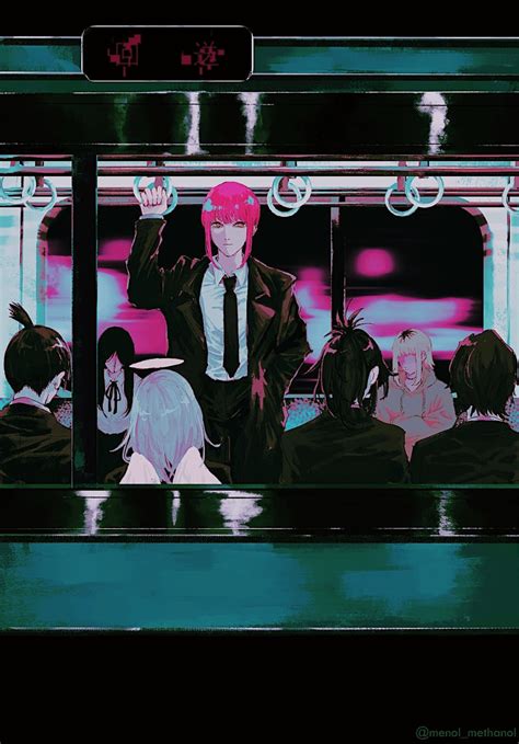 Makima Hayakawa Aki Angel Devil Sawatari Akane Princi And 2 More Chainsaw Man Drawn By