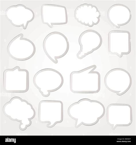 Speech bubbles vector set Stock Vector Image & Art - Alamy