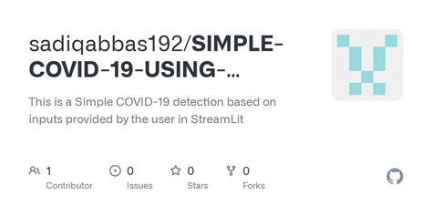GitHub Sadiqabbas SIMPLE COVID USING MACHINE LEARNING This Is A Simple COVID