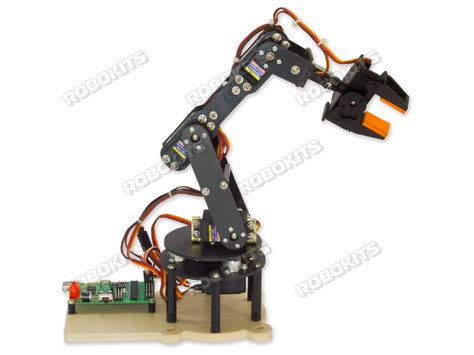 Robotic Arm 6 Dof Diy Kit With Usb Servo Controller And Software Robotic Arm 6 Dof Diy Kit With