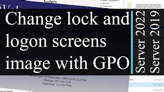How To Force Change Windows Lock Screen And Logon Image Gpo Windows Server Windows