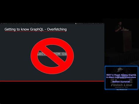 Derbycon Talk Rest In Peace Abusing Graphql To Attack Underlying Infrastructure From Youtube