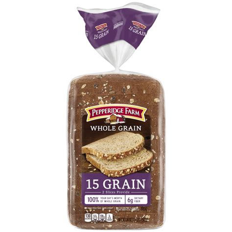 Pepperidge Farm Whole Wheat Bread Nutritional Info At Milla Slessor Blog