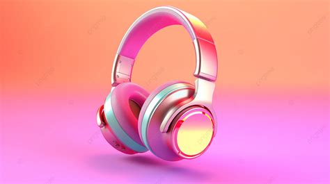 분홍색 배경 3d 디자인의 십대를 위한 세련되고 생생한 헤드폰 헤드폰 음악 기술 전화 액세서리 배경 일러스트 및 사진 무료 다운로드 Pngtree