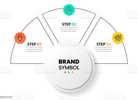 인포그래픽 템플릿입니다 3 단계 아이콘 및 텍스트가있는 원 0명에 대한 스톡 벡터 아트 및 기타 이미지 0명 개념 건축물 Istock
