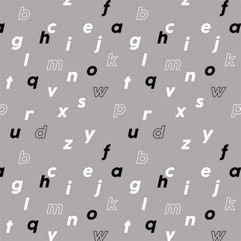 016 Cute Alphabet Premium Vector