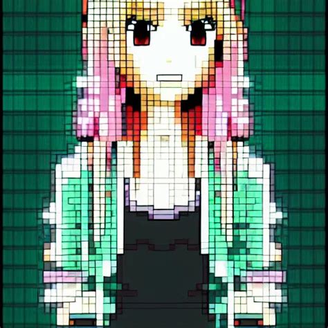 Tạo Nên Nghệ Thuật Pixel Art Cute Anime Với Các Nhân Vật Anime Yêu Thích